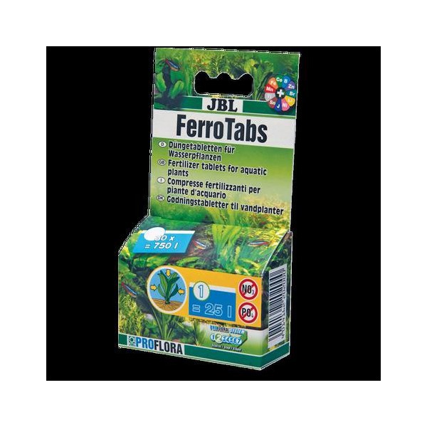 Fertilizantes FERROTABS 30 TAB. FERTILIZANTE PLANTAS ACUÁTIC JBL ...