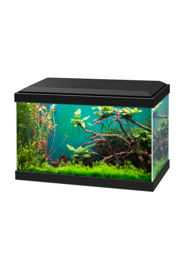 Acuarios Medianos 60 - 100 lts. ACUARIO AQUA 60 LED NEGRO | Mundo Verde ...